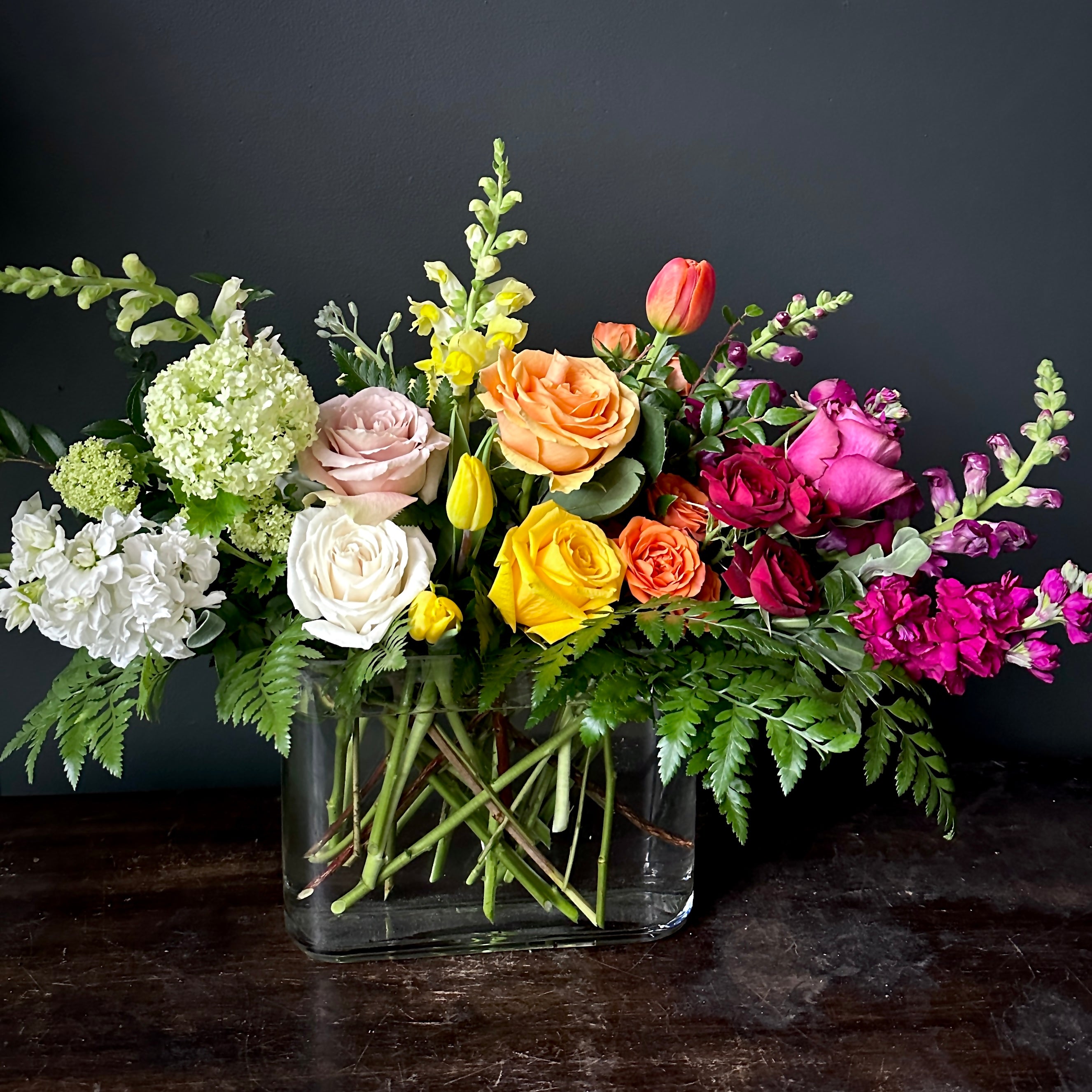 Buy Spectrum Floral Arrangement | Seattle Celebration Blooms